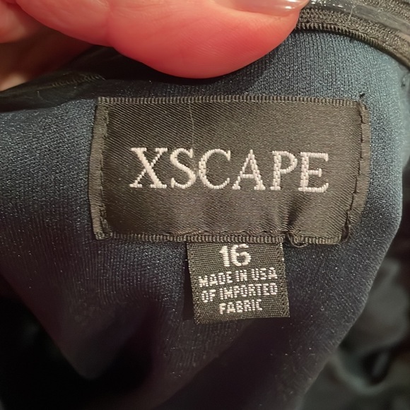 Xscape | Dresses | Xscape For Nordstrom New Pine Green Ruffle Off ...